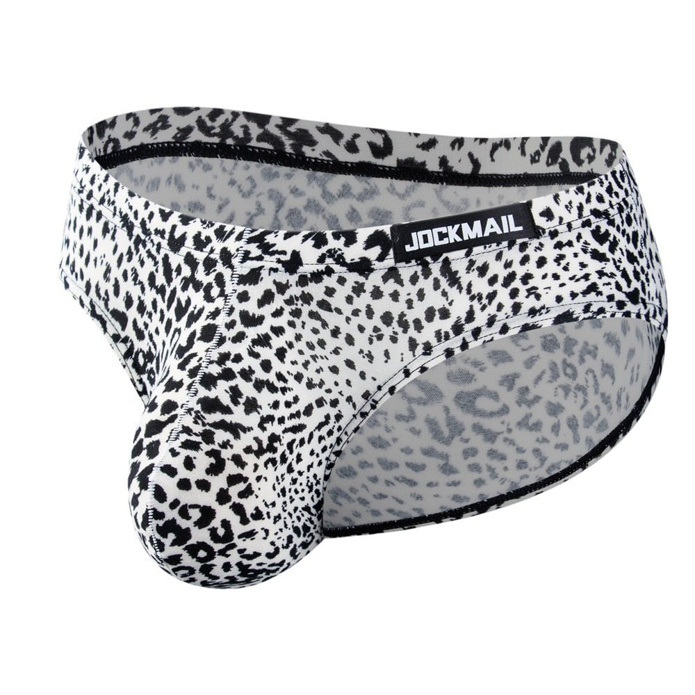 Men’s Sexy Underwear - Jockmail Animal Print Briefs 4-Pack – Oh My!